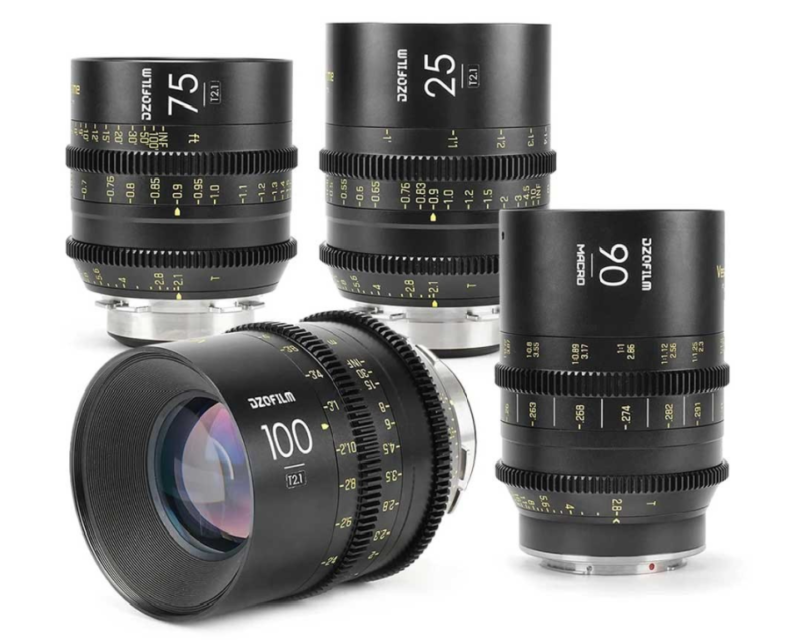 DZO FILM Vespid 4 Lens Kit (25/75/100mm, 90mm Macro) – PL Mount ...